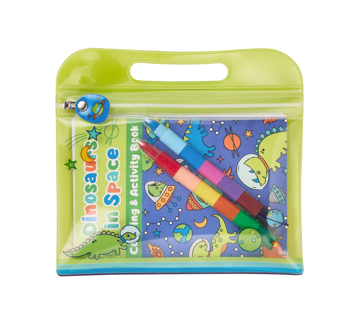 Mini Traveler Colouring & Activity Kit - Dinosaurs in Space – Big Blue ...