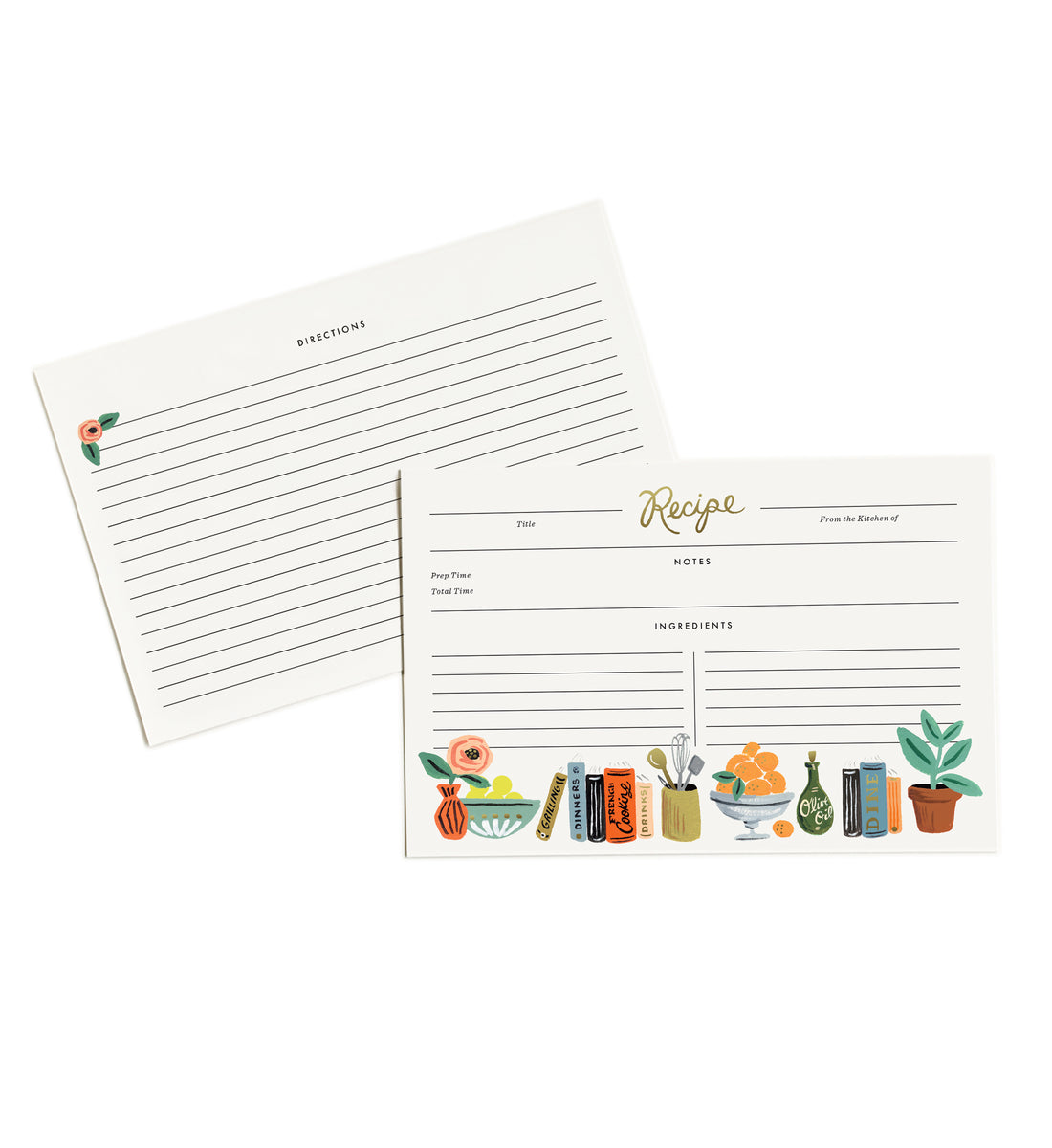 Pack of 12 Kitchen Shelf Recipe Cards – Big Blue Trunk